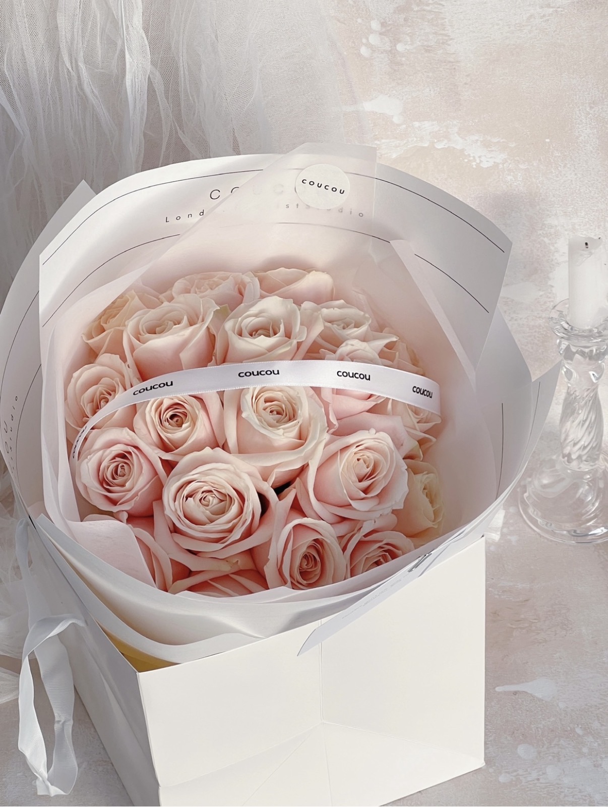 Pastel Pink Roses - Coucou Flora | Flowers | Floom