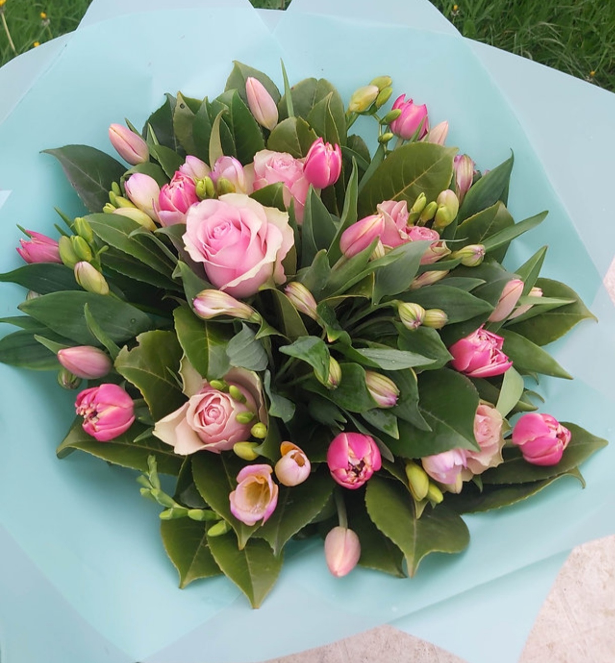Blossom pink bouquet - Iridescent Florals | Flowers | Floom