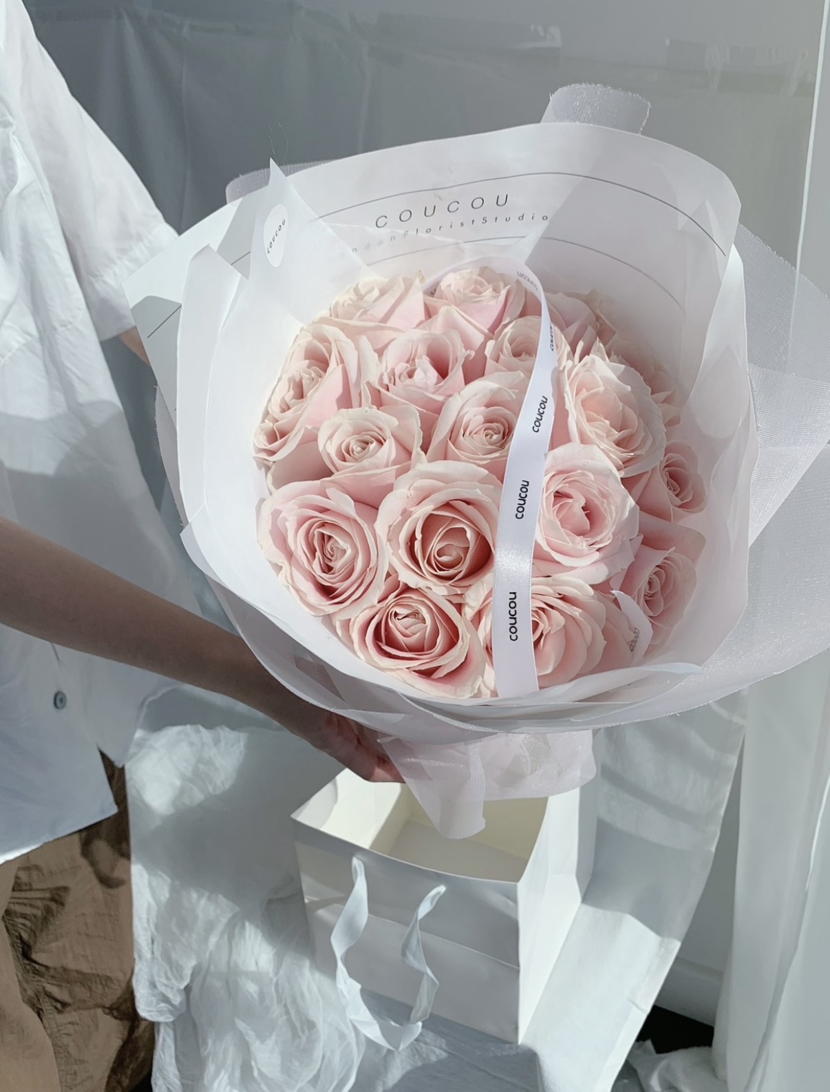 Pastel Pink Roses - Coucou Flora | Flowers | Floom